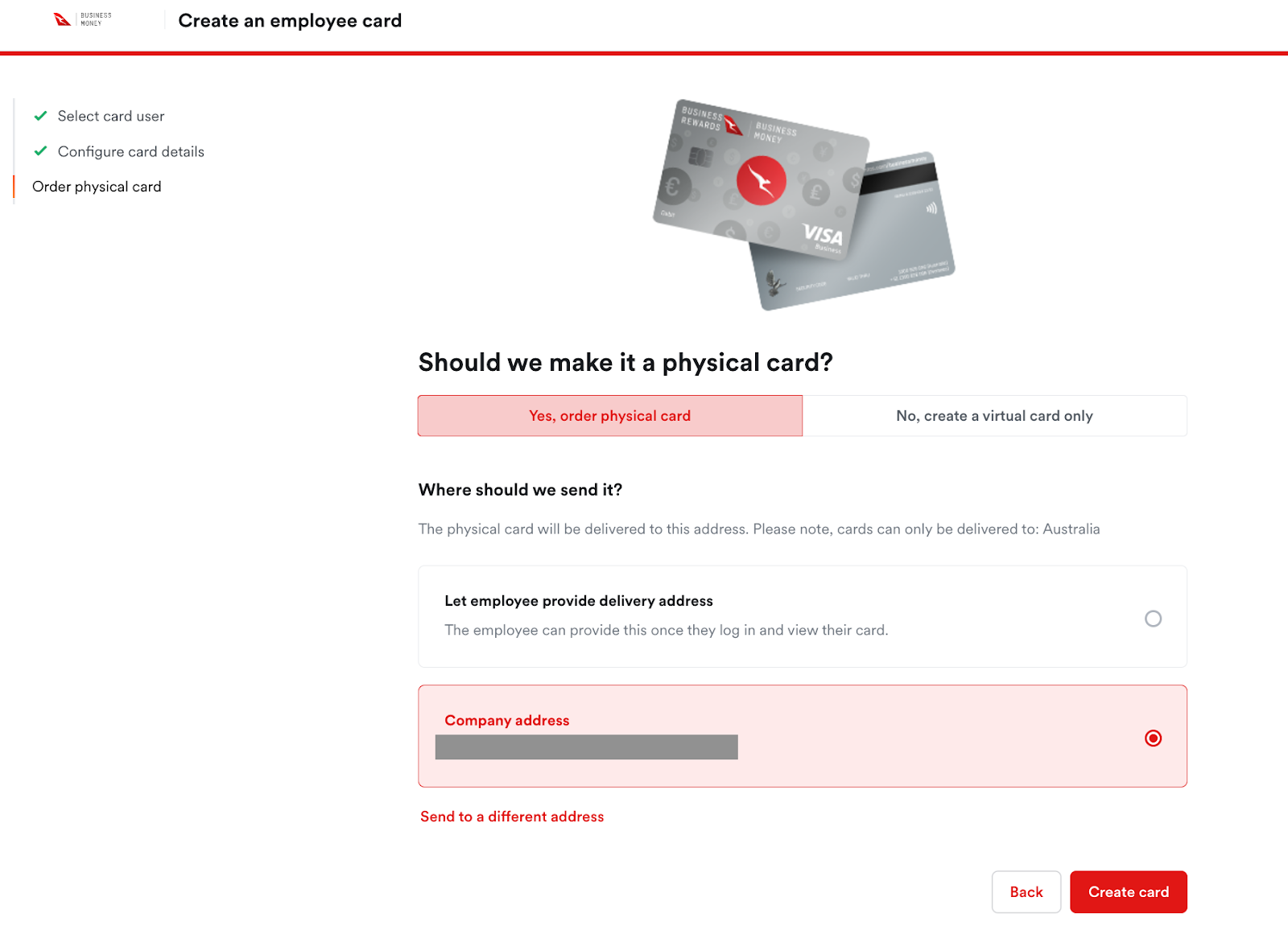 How can I get a physical card? – Qantas Business Money